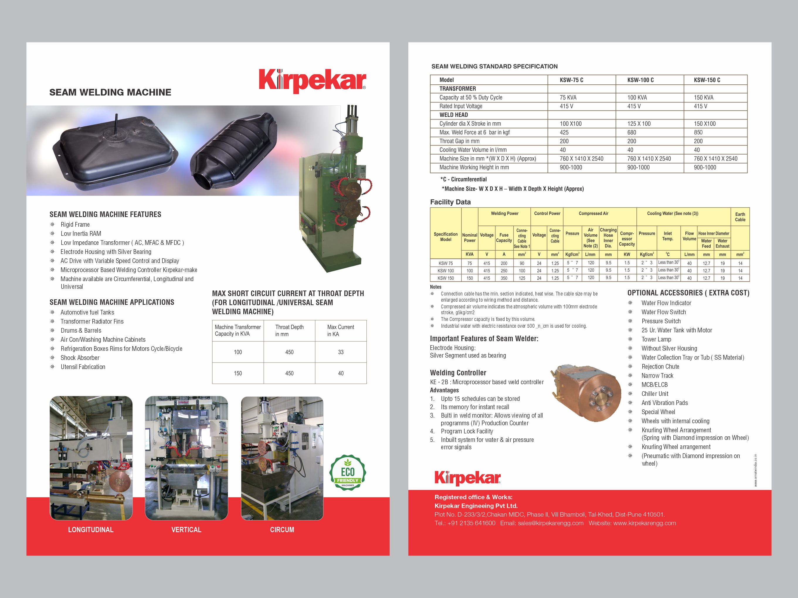 Product Details - Kirpekar Engineering